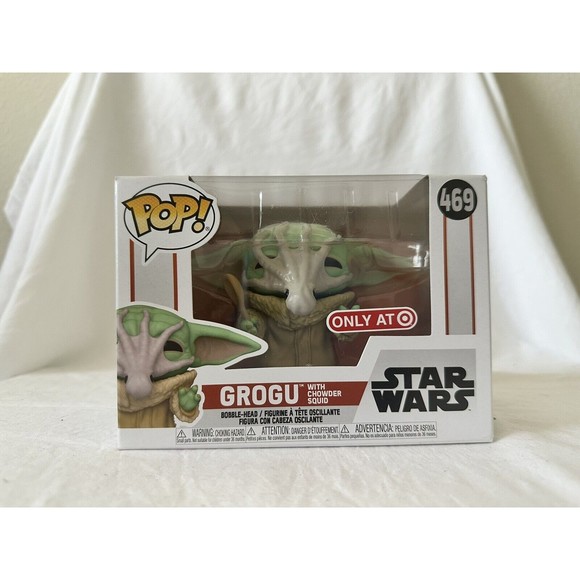Funko | Toys | Funko Pop Star Wars Grogu With Chowder Squid 469 Target ...